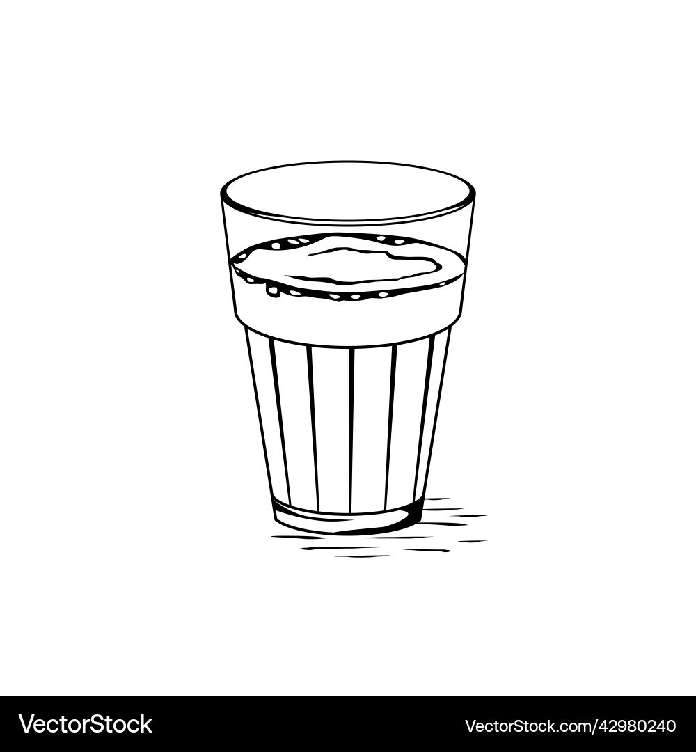 Tea also known chai chaya indian Royalty Free Vector Image