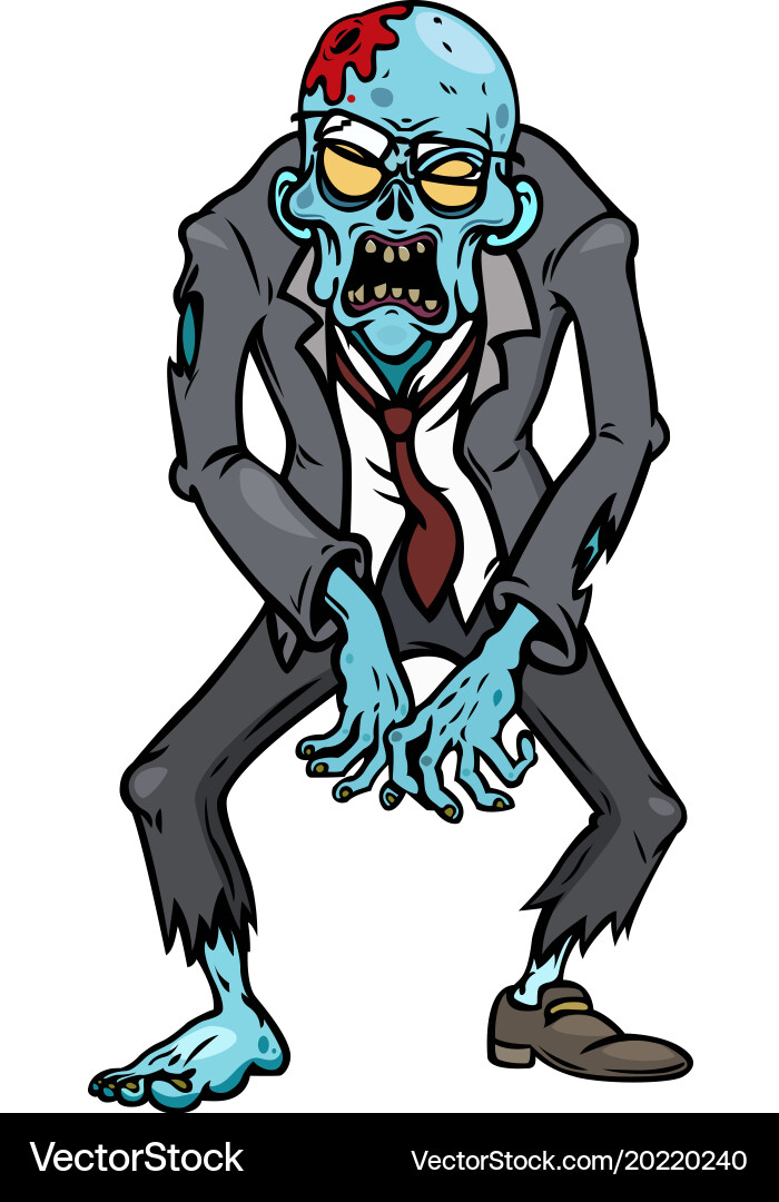 Zombie clip art Royalty Free Vector Image - VectorStock