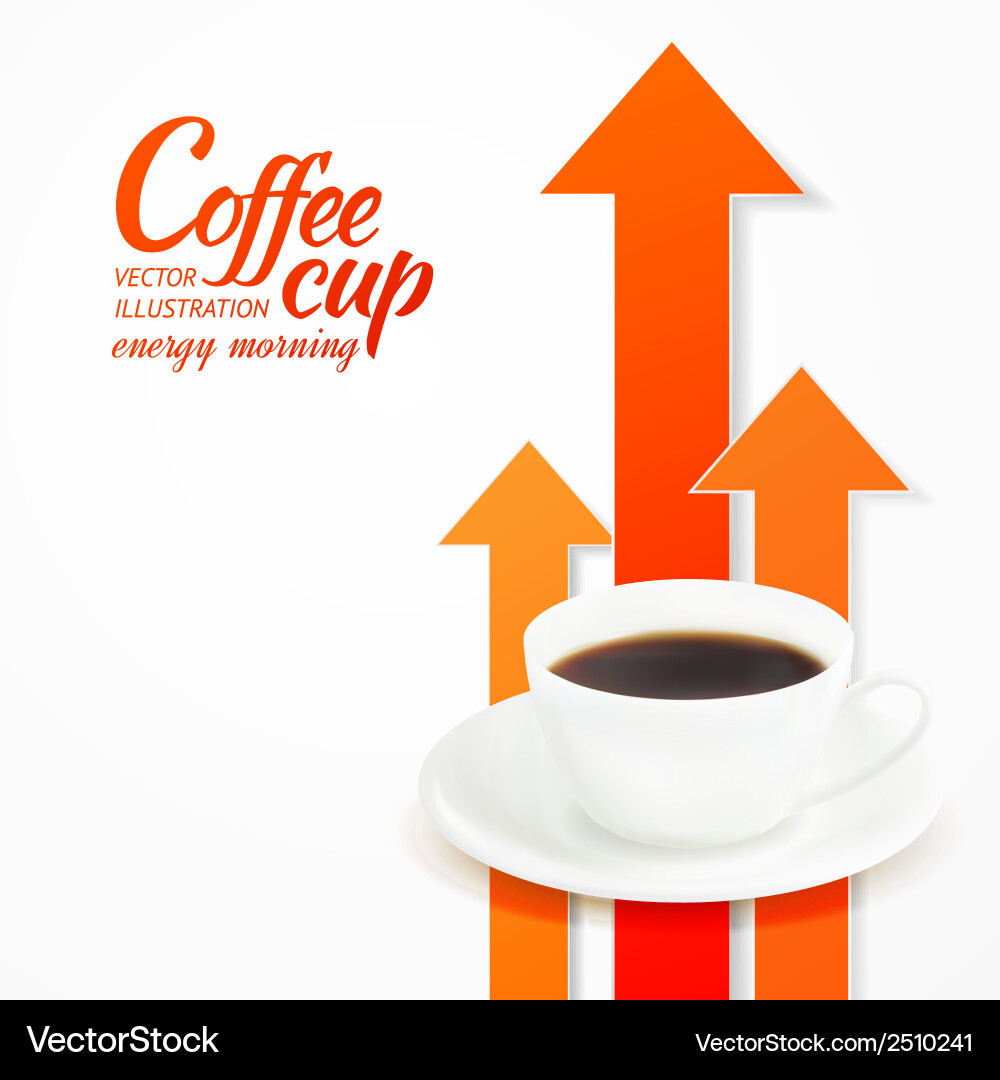 Cup of coffee Royalty Free Vector Image - VectorStock