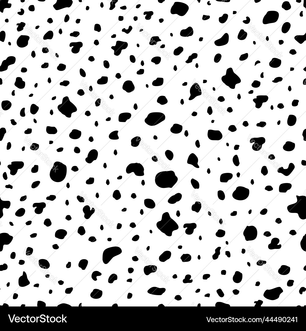 Dalmatian Spot Seamless Pattern Royalty Free Vector Image