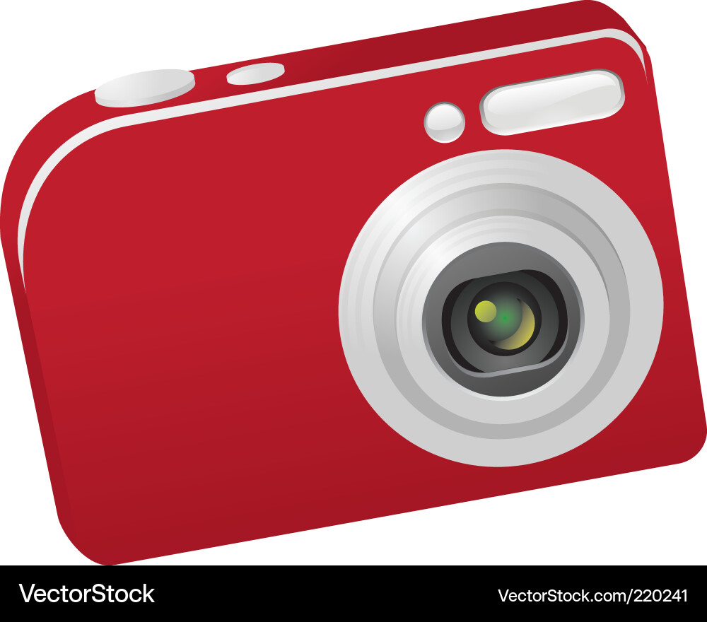 Digital camera Royalty Free Vector Image - VectorStock