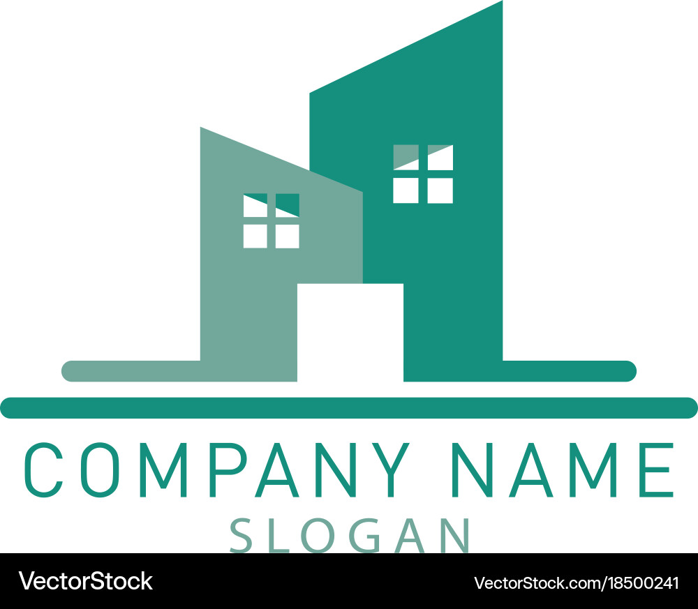 Real estate symbol Royalty Free Vector Image - VectorStock