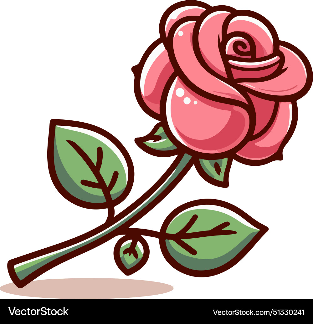 Rose Royalty Free Vector Image - VectorStock