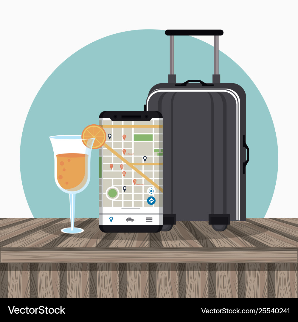 Travel and tourism elements Royalty Free Vector Image