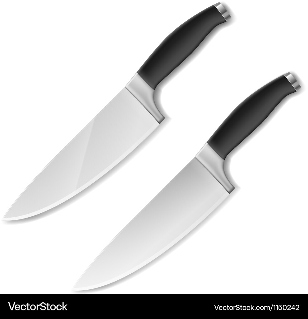Kitchen knife Royalty Free Vector Image - VectorStock