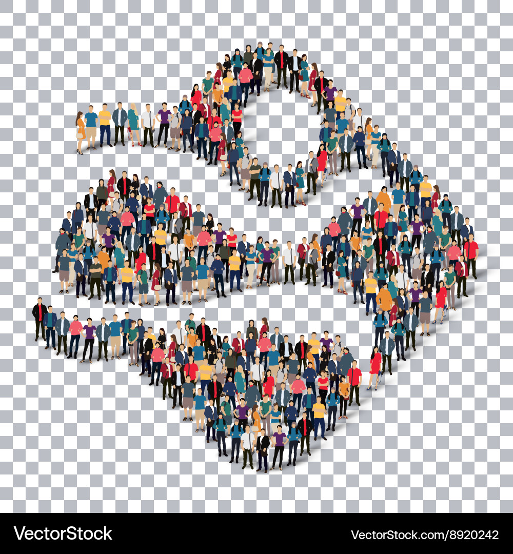 Man symbol people transparency Royalty Free Vector Image