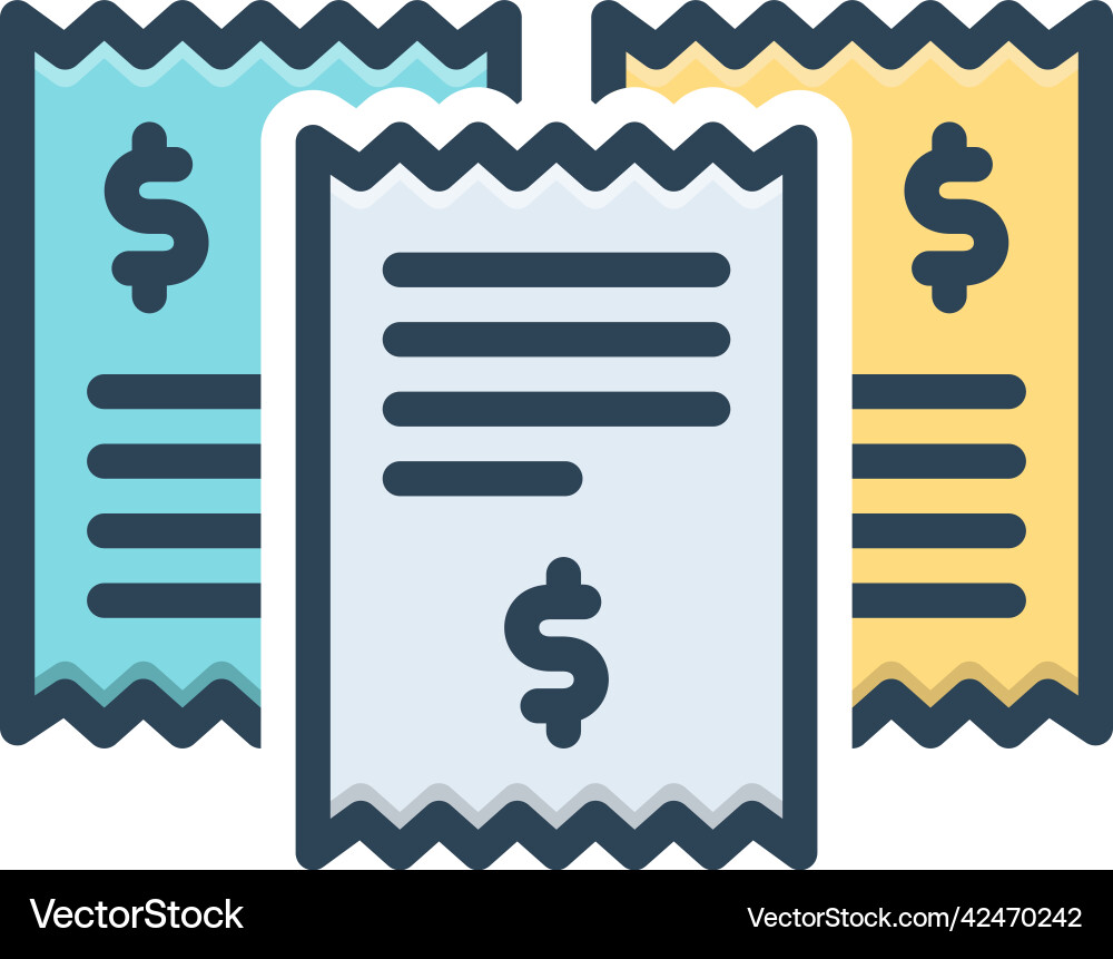 Receipt Royalty Free Vector Image - VectorStock