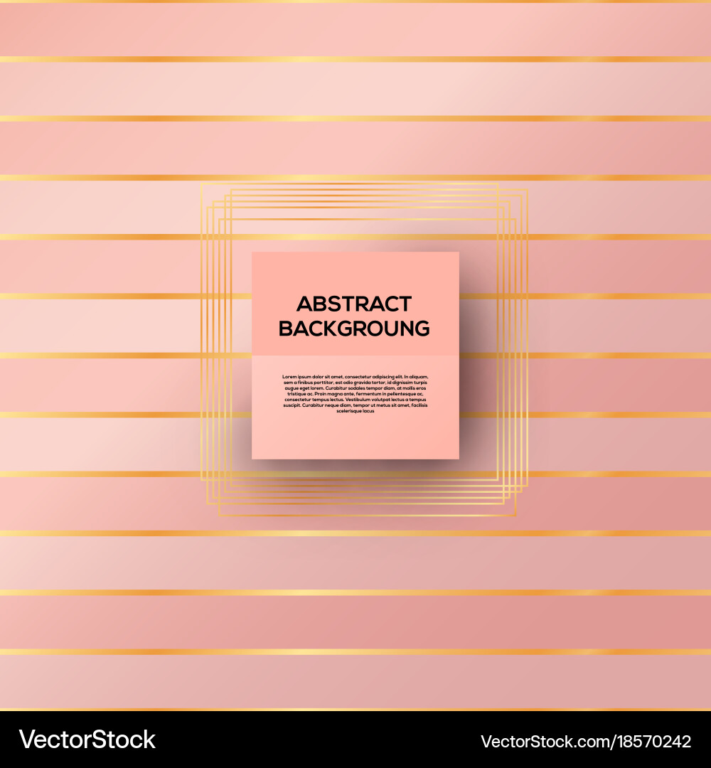 Rose gold background Royalty Free Vector Image