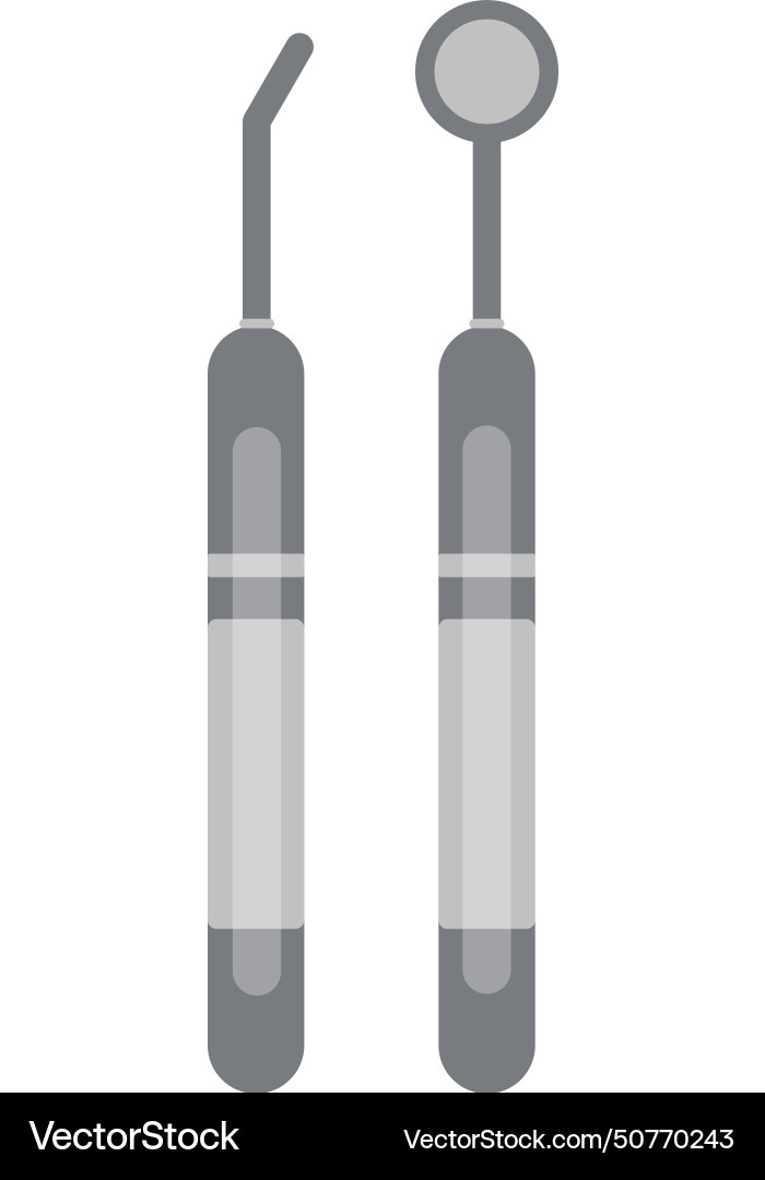 Dental Tools Icon Set Royalty Free Vector Image