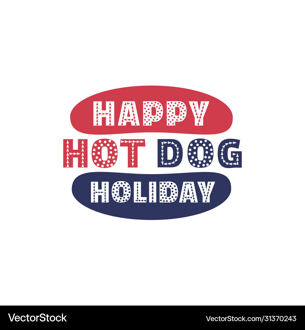 Hot Dog Tag Symbol Lizenzfreies Vektorbild - VectorStock