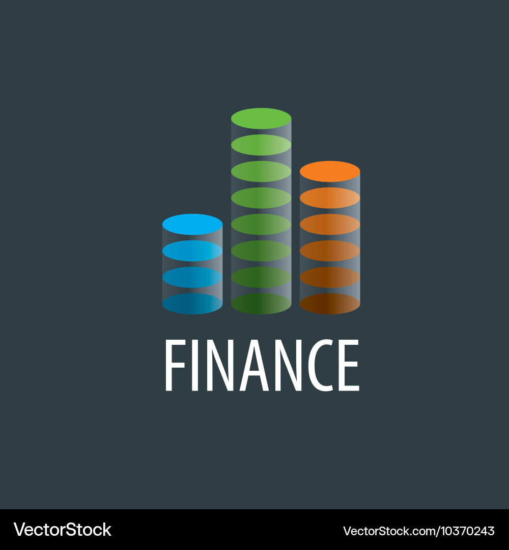 Logo Finanzen Lizenzfreies Vektorbild - VectorStock