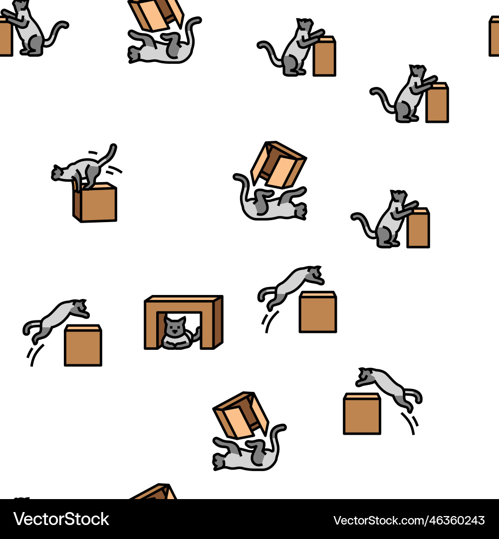 Preposition english language seamless Royalty Free Vector