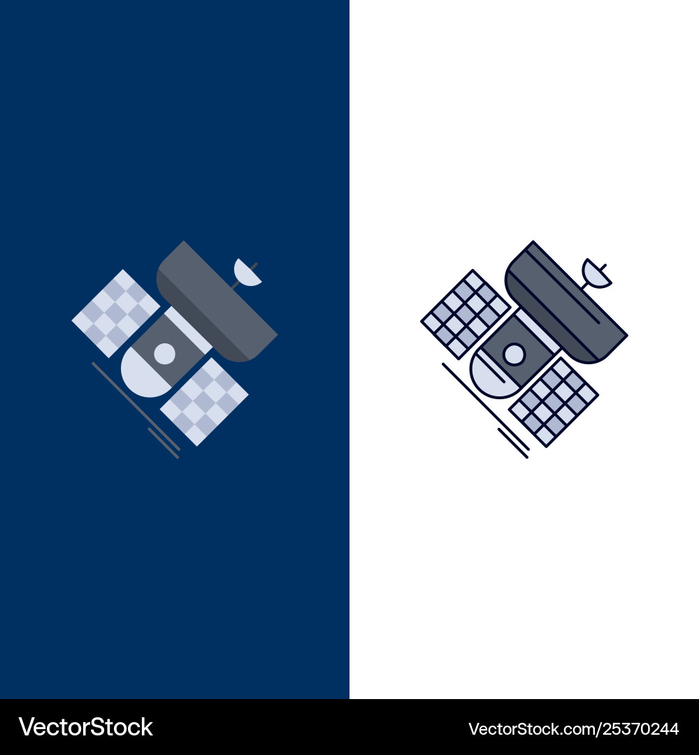 Broadcast broadcasting communication satellite Vector Image