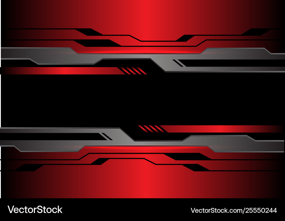 Red grey circuit monitor black technology Vector Image