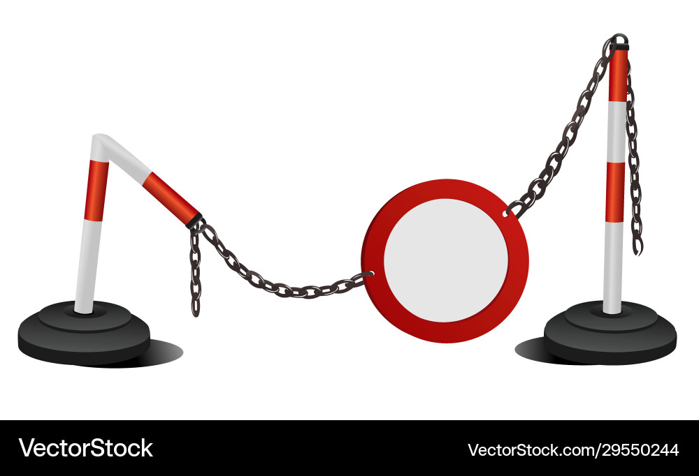 Road stop signs Royalty Free Vector Image - VectorStock