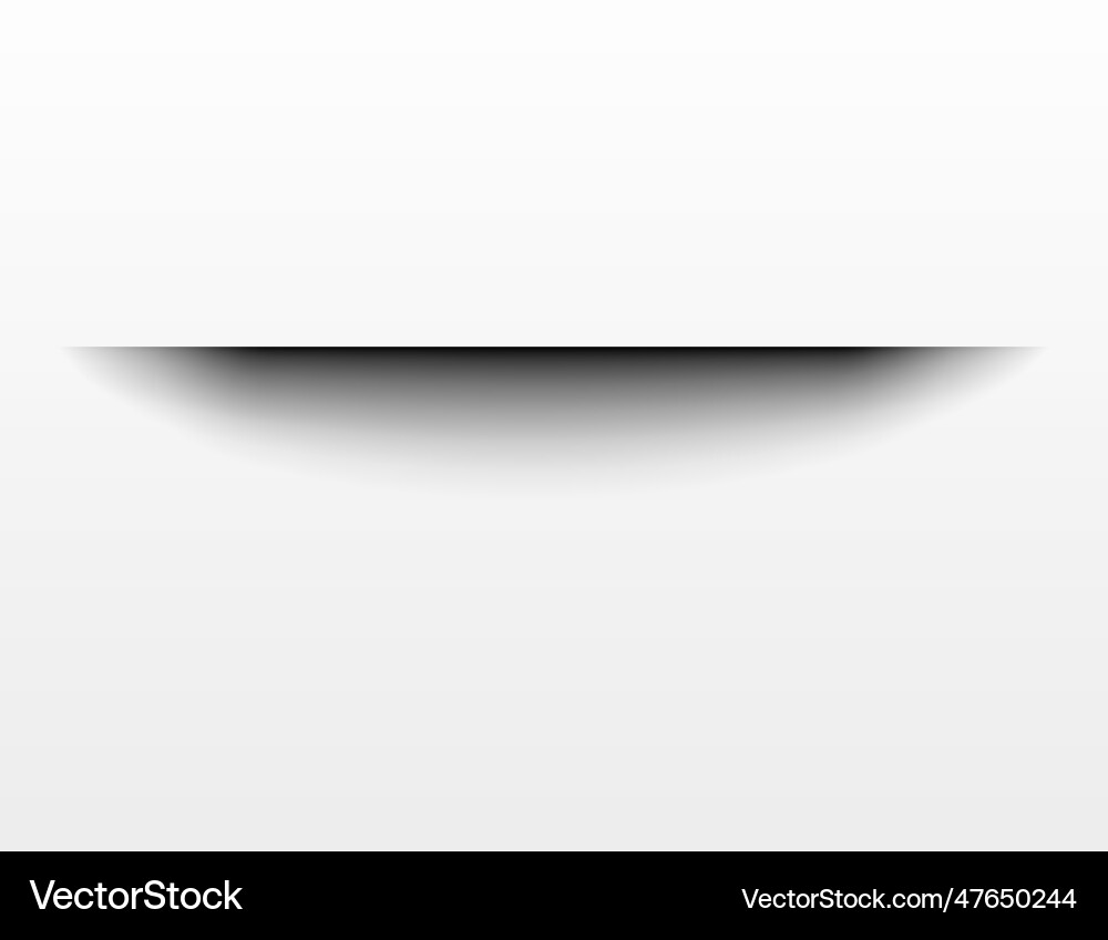 Shadow effect realistic blurred edges Royalty Free Vector