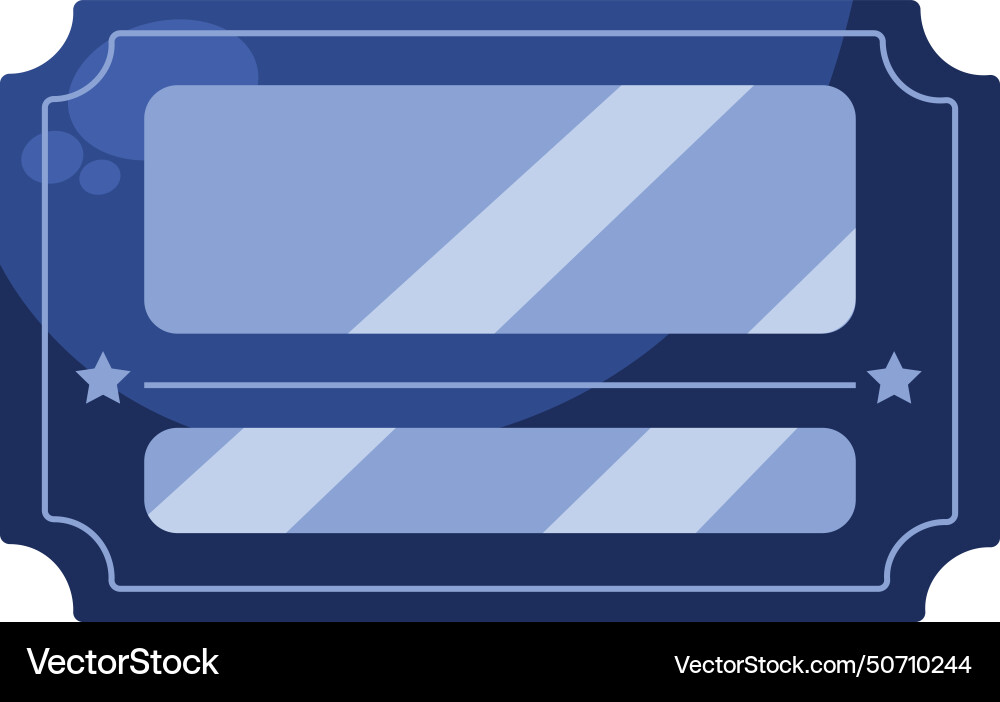 Theater ticket design Royalty Free Vector Image