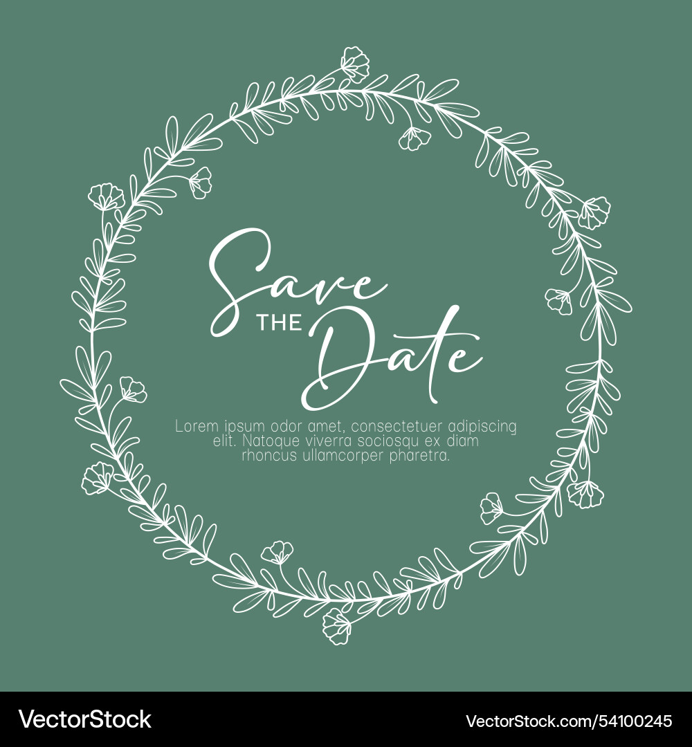 Hand drawn invitation card Royalty Free Vector Image