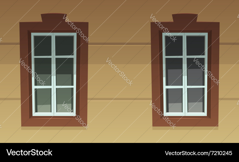 Retro windows Royalty Free Vector Image - VectorStock