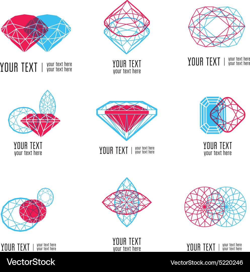 Diamond symbol 1 Royalty Free Vector Image - VectorStock