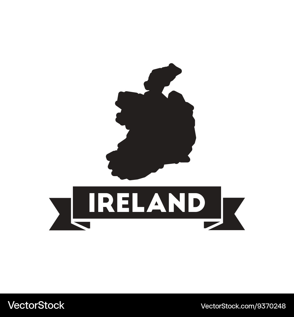 Ireland Outline Logo Ireland Logo Photos And Images & Pictures