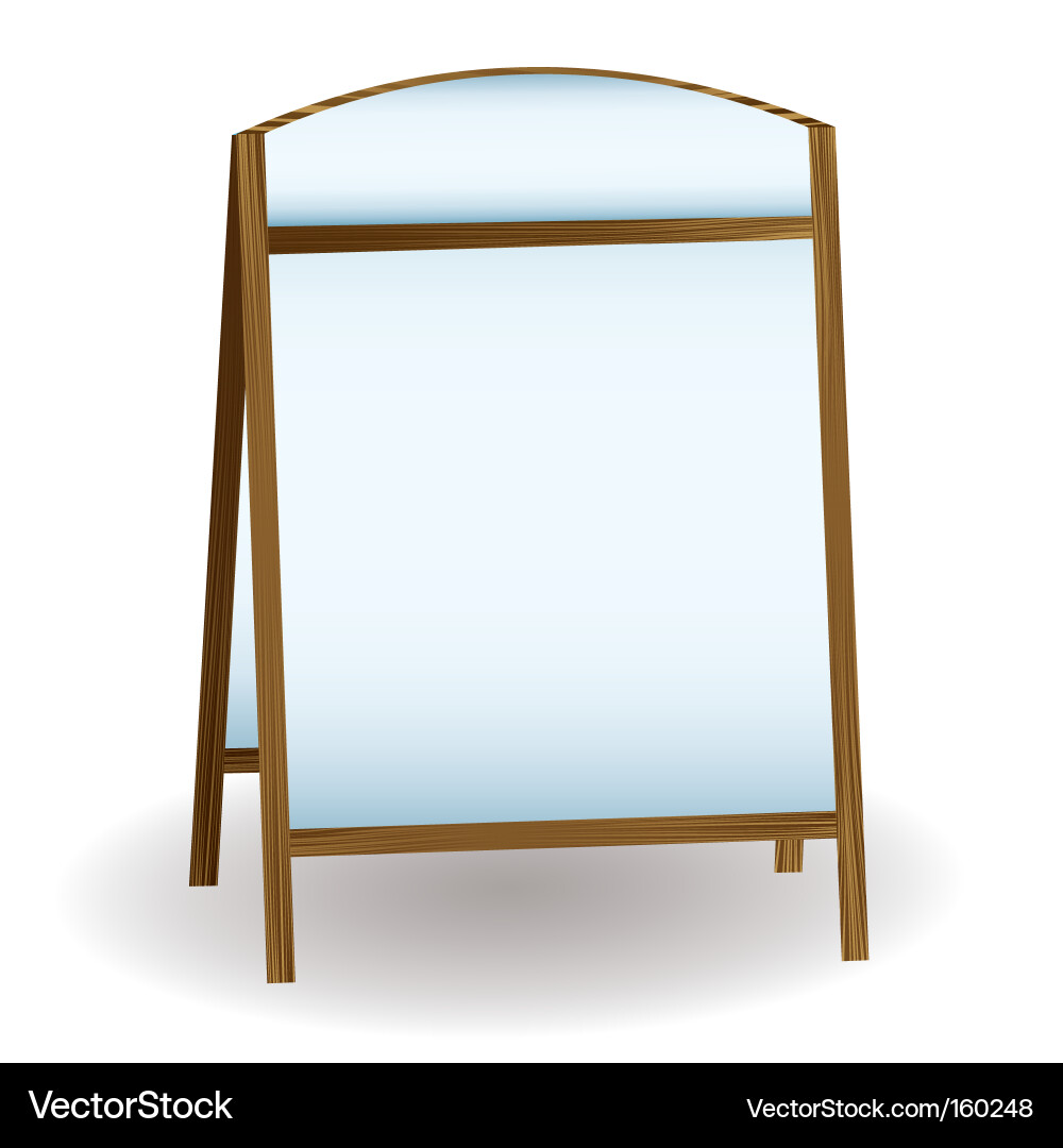 Public notice board Royalty Free Vector Image - VectorStock