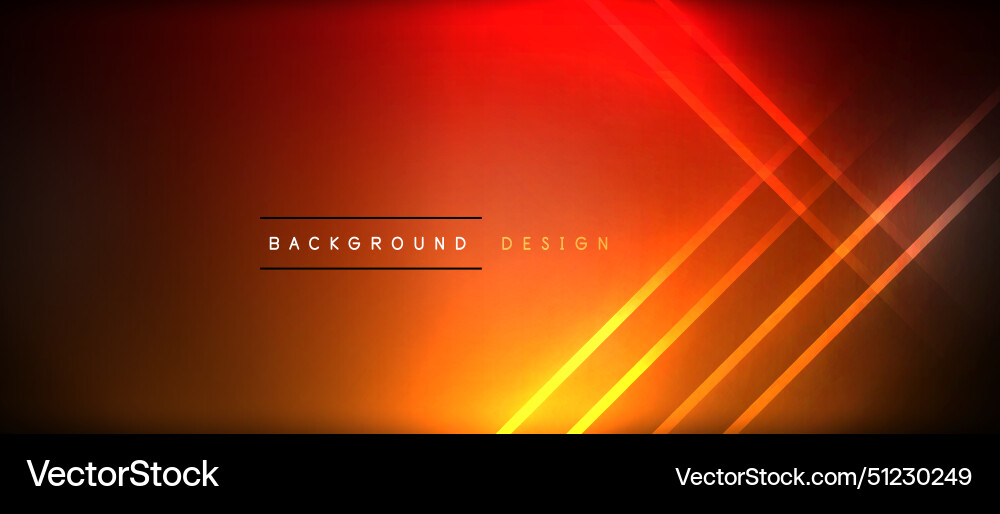 Amber font on dark red background resembles Vector Image