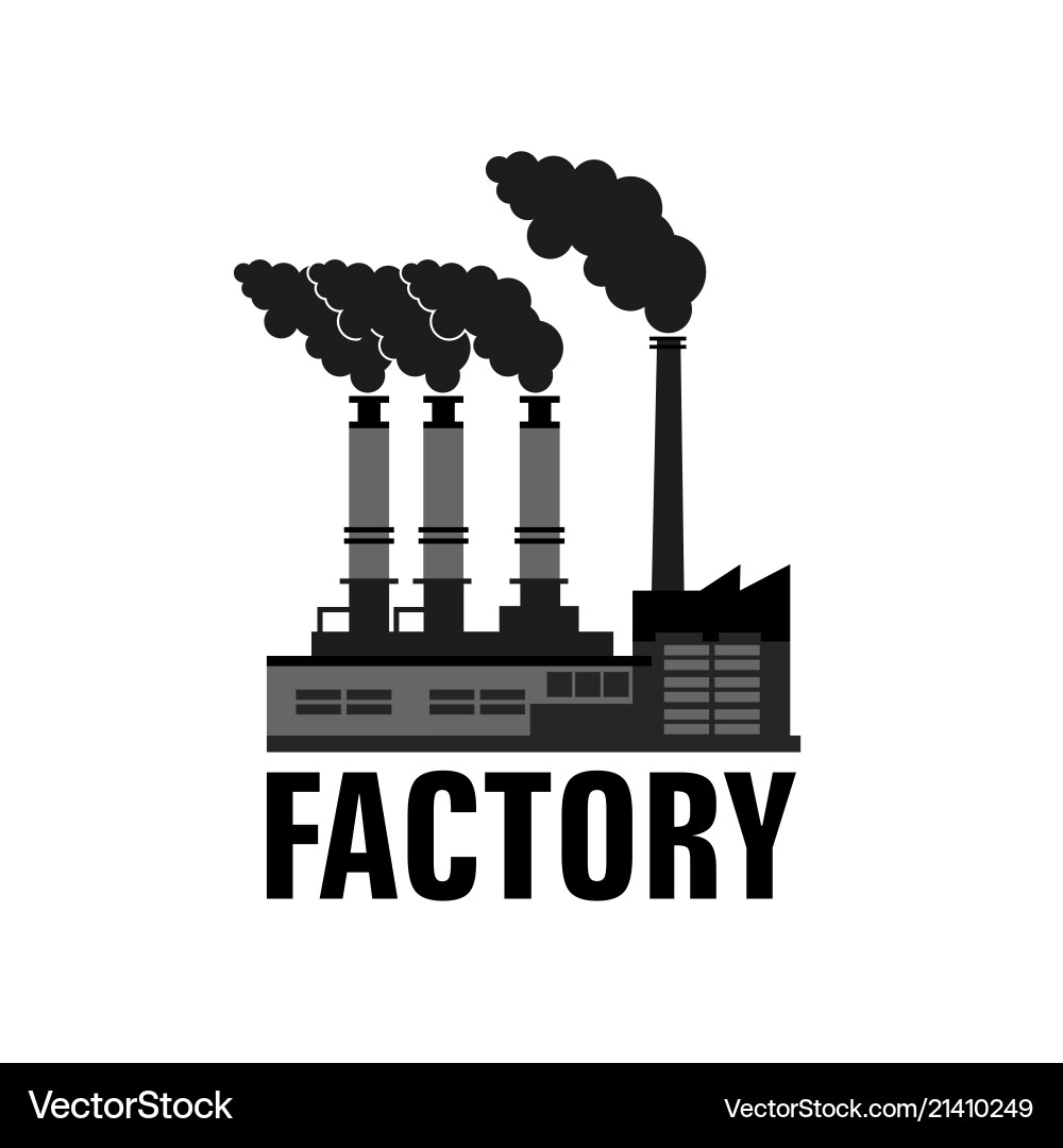 Factory icon Royalty Free Vector Image - VectorStock