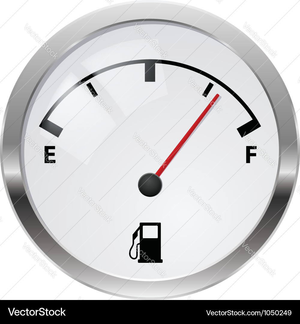 Fuel indicator Royalty Free Vector Image - VectorStock