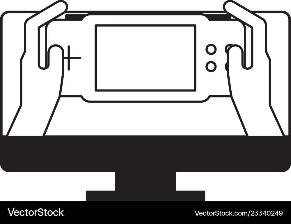 Video game concept Royalty Free Vector Image - VectorStock
