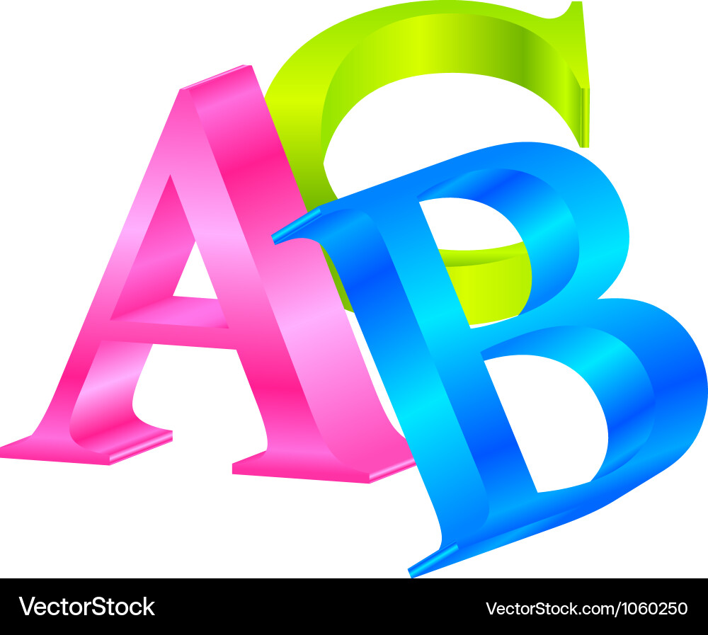 Abc Royalty Free Vector Image - VectorStock