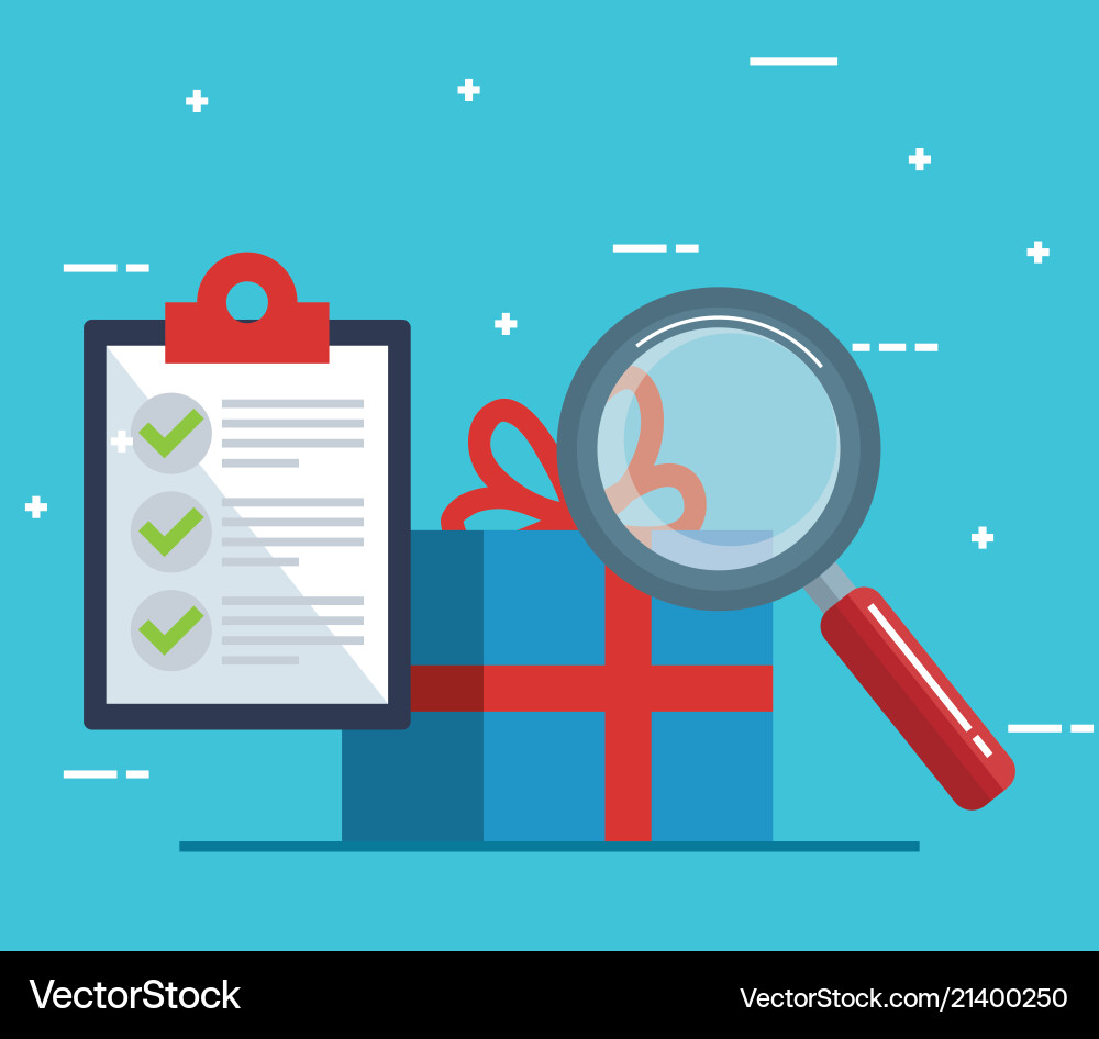 Checklist delivery service icon Royalty Free Vector Image