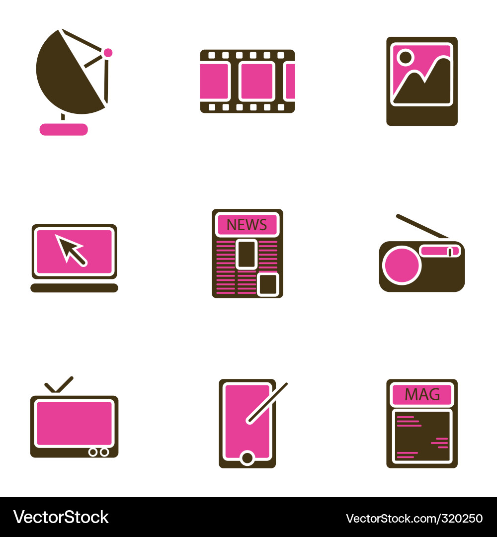 Electronic object icon Royalty Free Vector Image