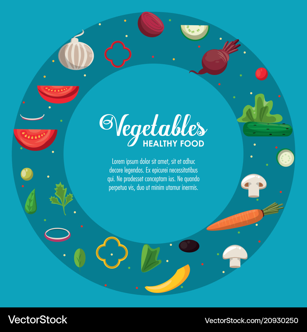 Healthy food infographic Royalty Free Vector Image