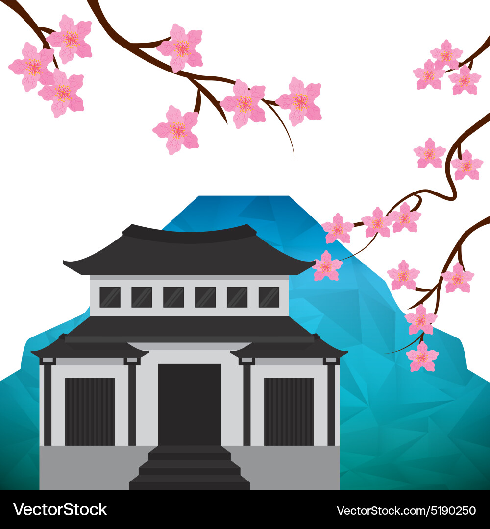 Japan emblem Royalty Free Vector Image - VectorStock