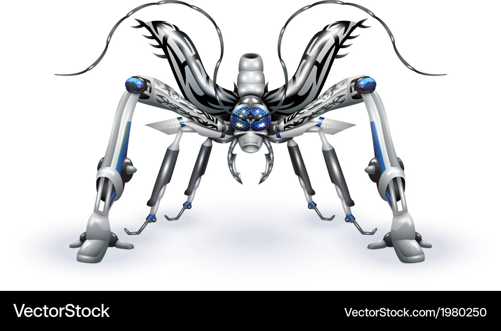 Robot-insect Royalty Free Vector Image - VectorStock