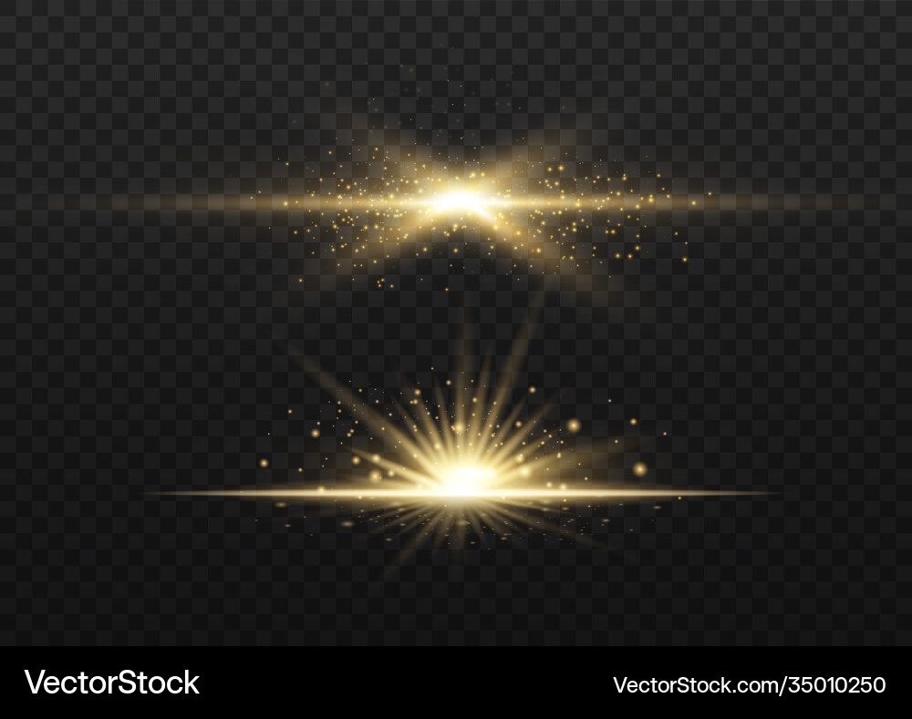 Yellow horizontal line Royalty Free Vector Image