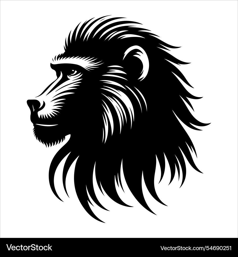 Baboon art Royalty Free Vector Image - VectorStock