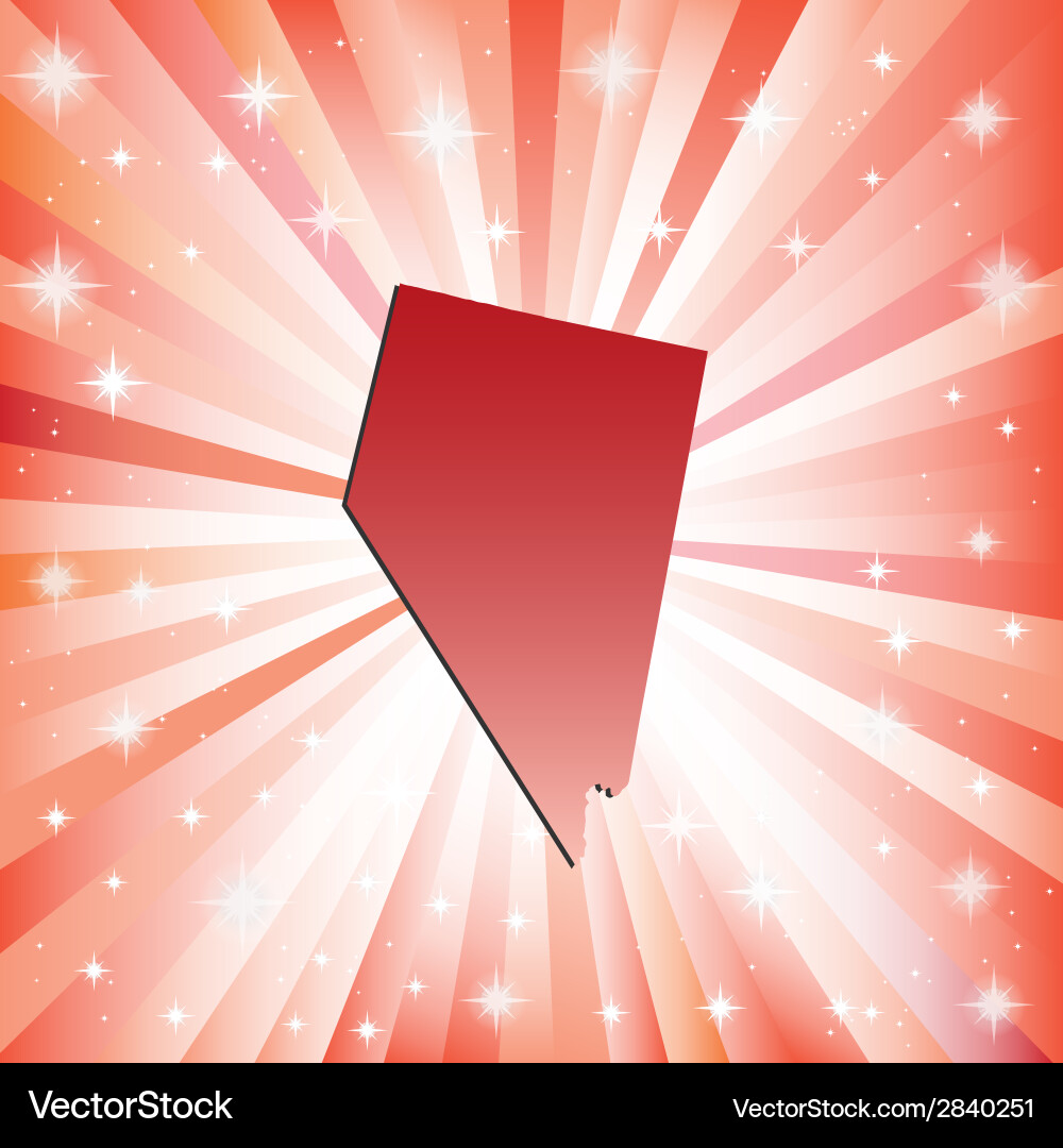 Red nevada Royalty Free Vector Image - VectorStock