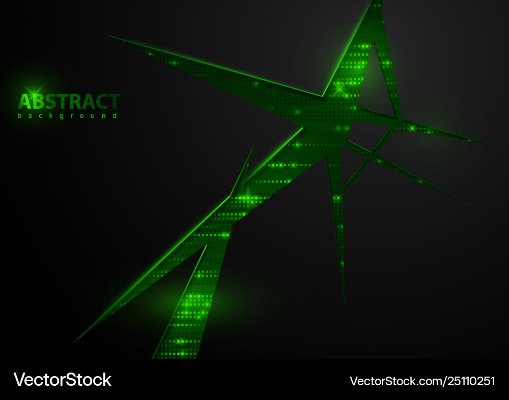 Tech background with green elements Royalty Free Vector