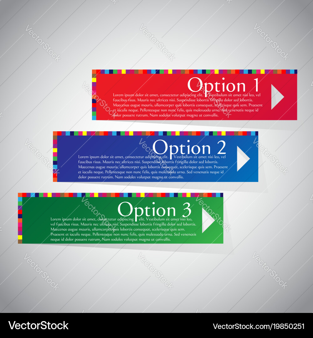 Template set Royalty Free Vector Image - VectorStock