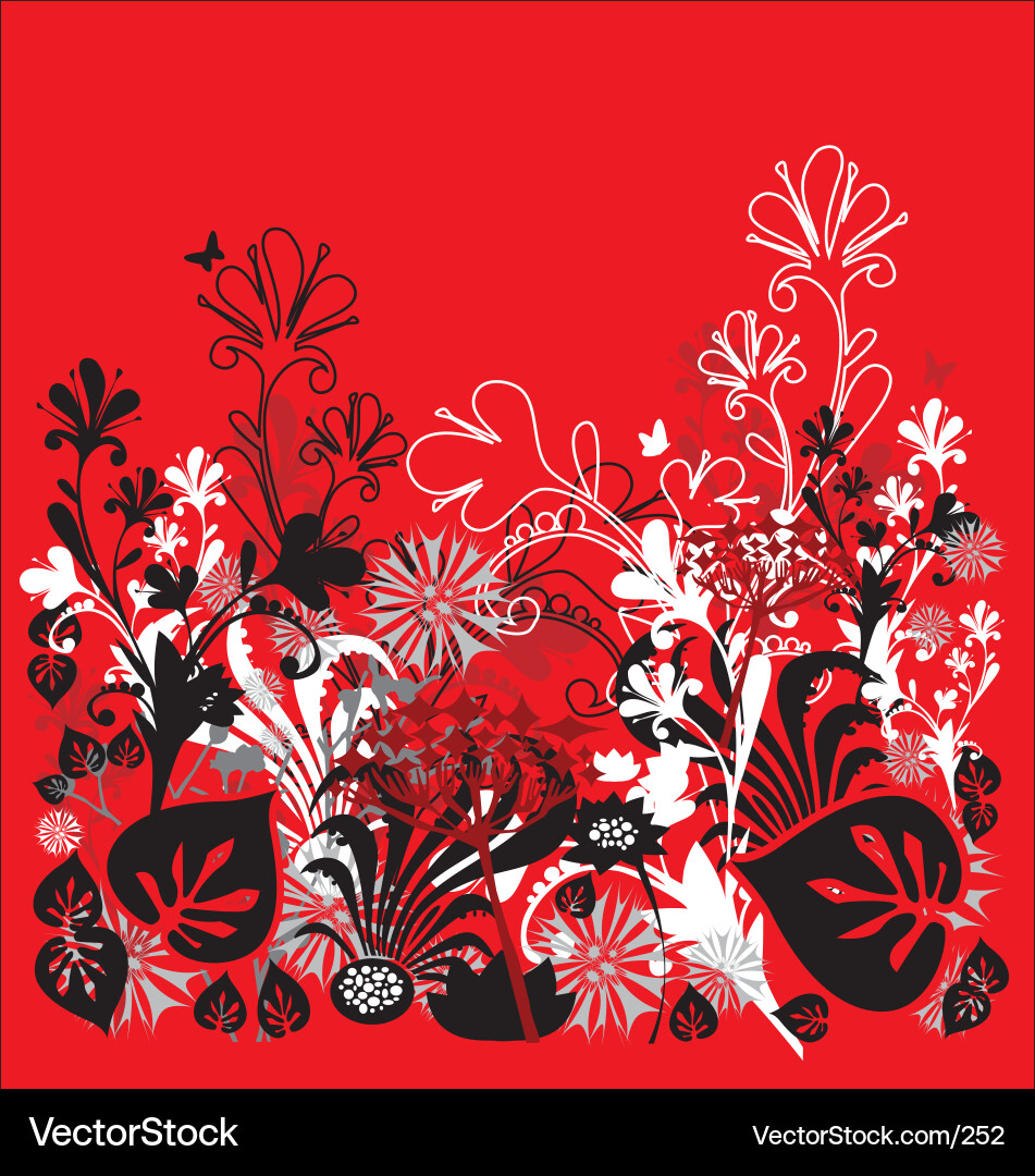 Garden Royalty Free Vector Image - VectorStock
