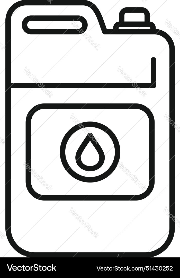Gasoline can icon Royalty Free Vector Image - VectorStock