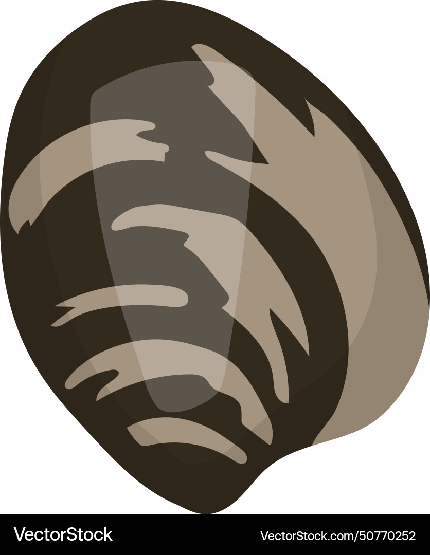 Sea shell icon cartoon ocean beach seashell Vector Image