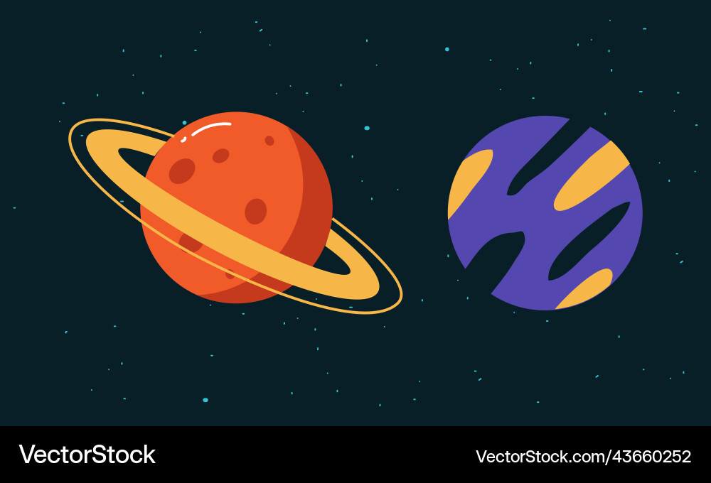 Space elements set solar system planets Royalty Free Vector Space elements set solar system planets Royalty Free Vector