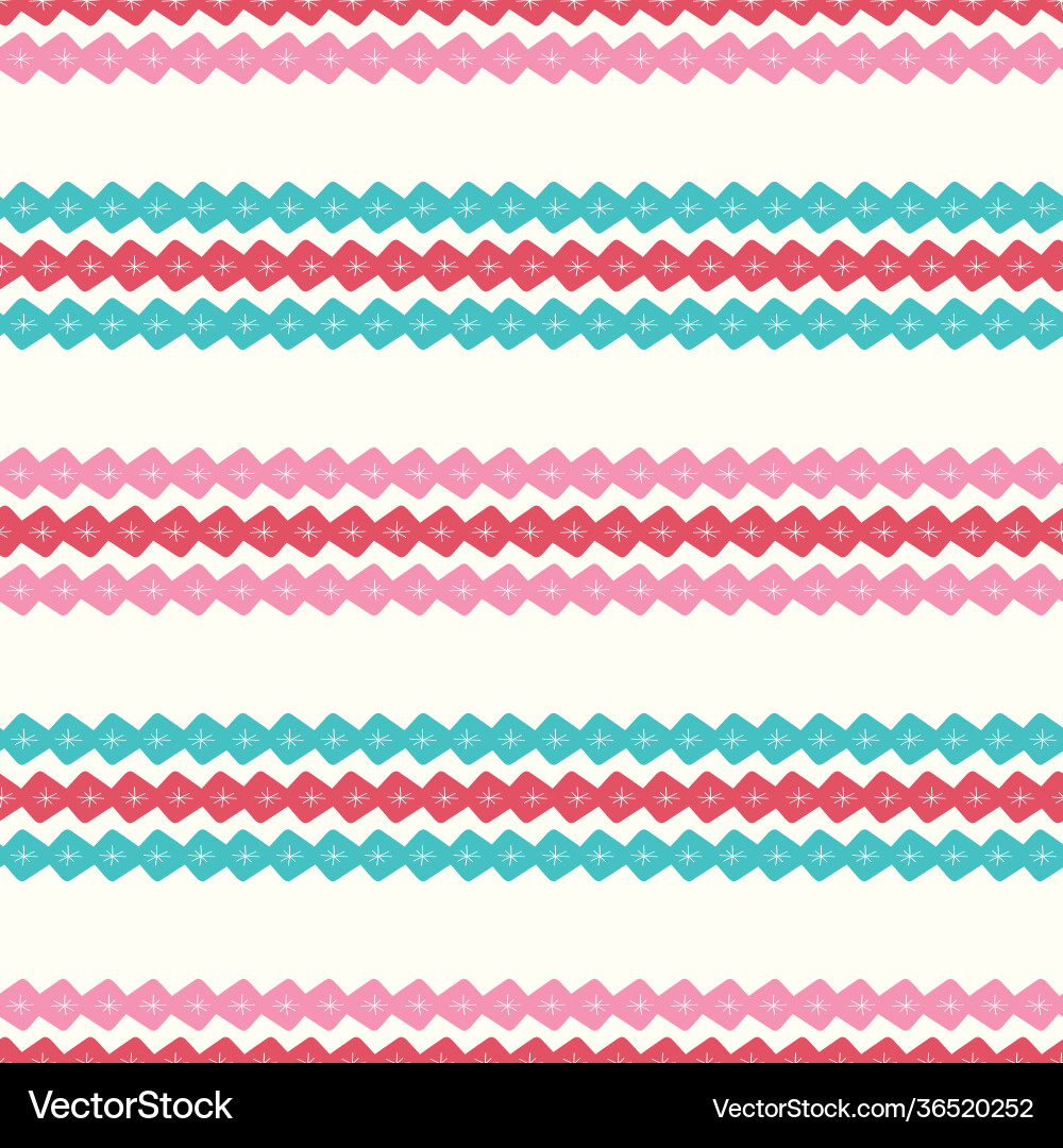 Stripe pattern with stars festive seamless Vector Image