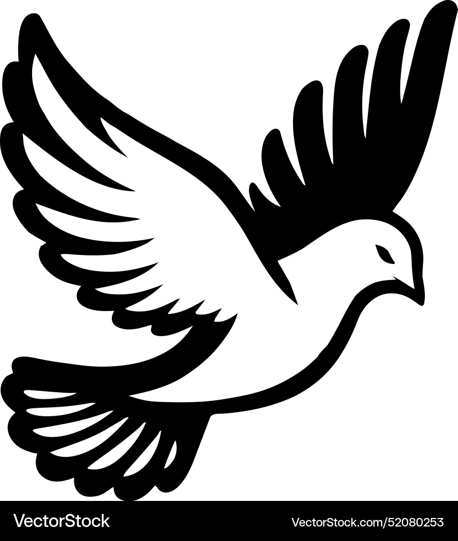 Dove image Royalty Free Vector Image - VectorStock