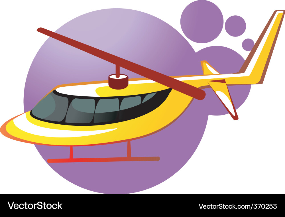 Helicopter Royalty Free Vector Image - VectorStock