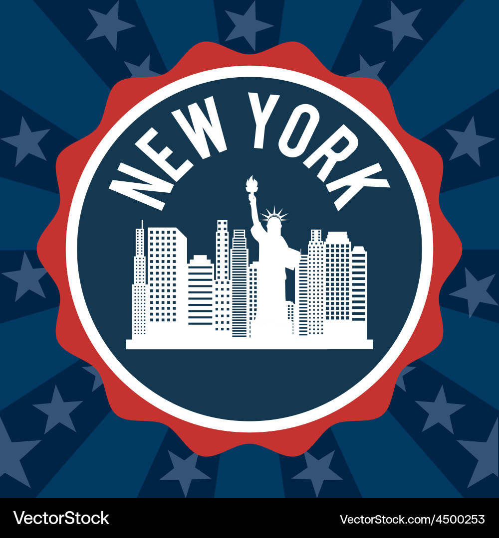 New york Royalty Free Vector Image - VectorStock