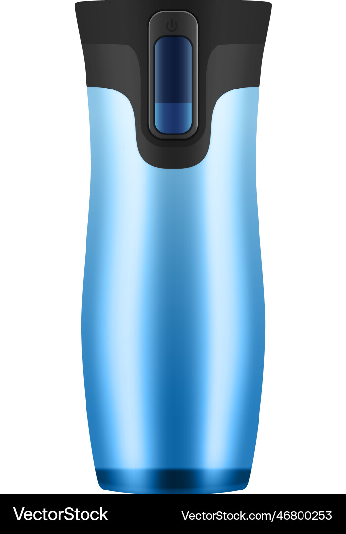 Thermos realistic Royalty Free Vector Image - VectorStock